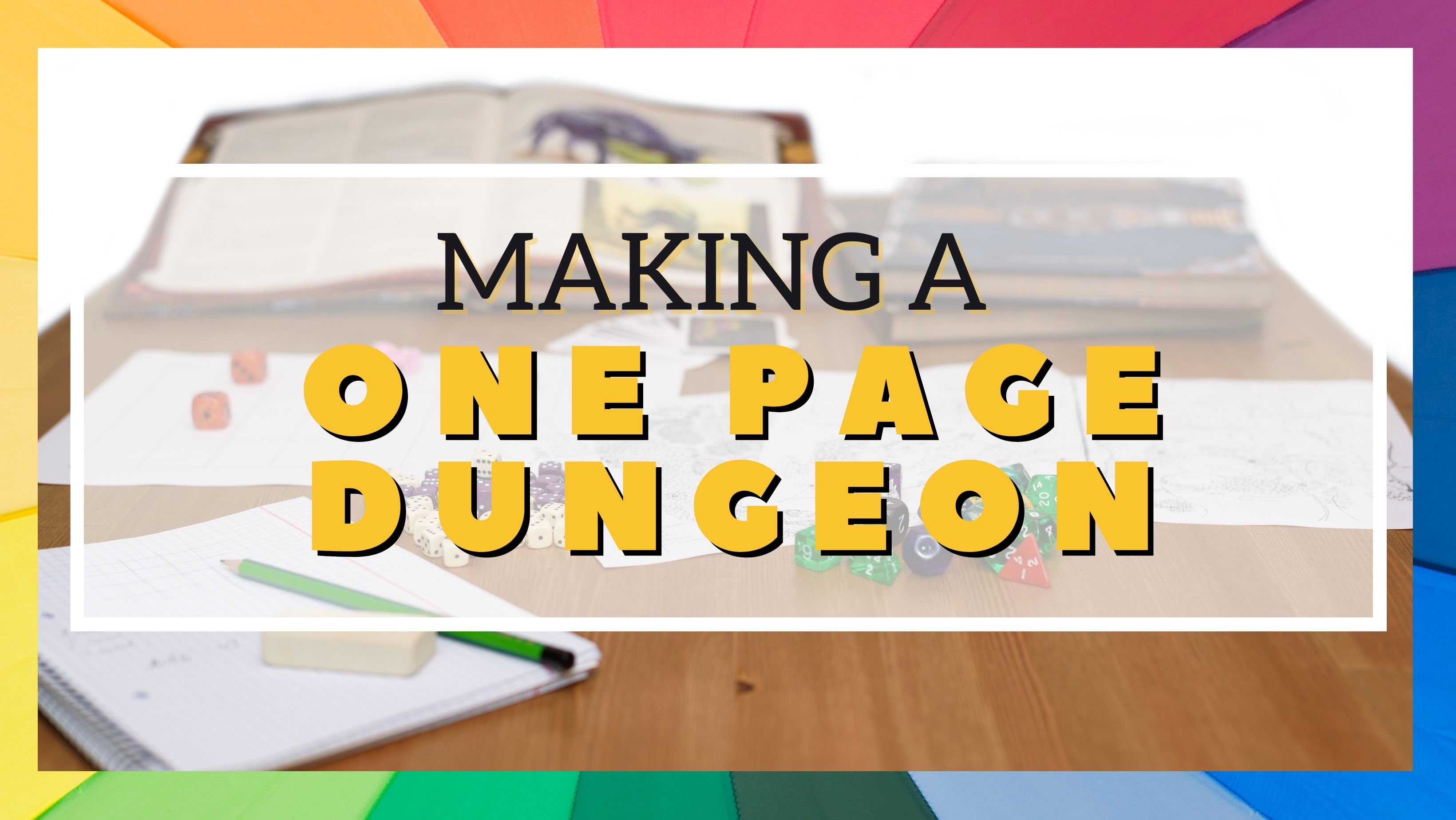 Making a One Page Dungeon – Roar Cat Reads
